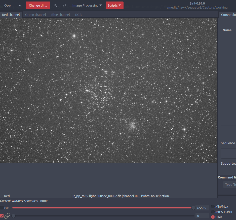 Very first video in English language: Introduction to siril's GUI ...